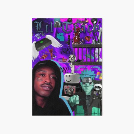 "emo angel lil tracy" Art Board Print for Sale by oddnebula | Redbubble