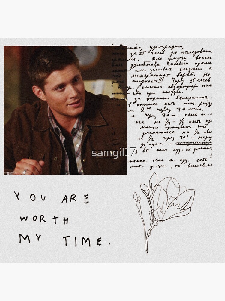 "Dean Winchester" Sticker by samgil17 | Redbubble