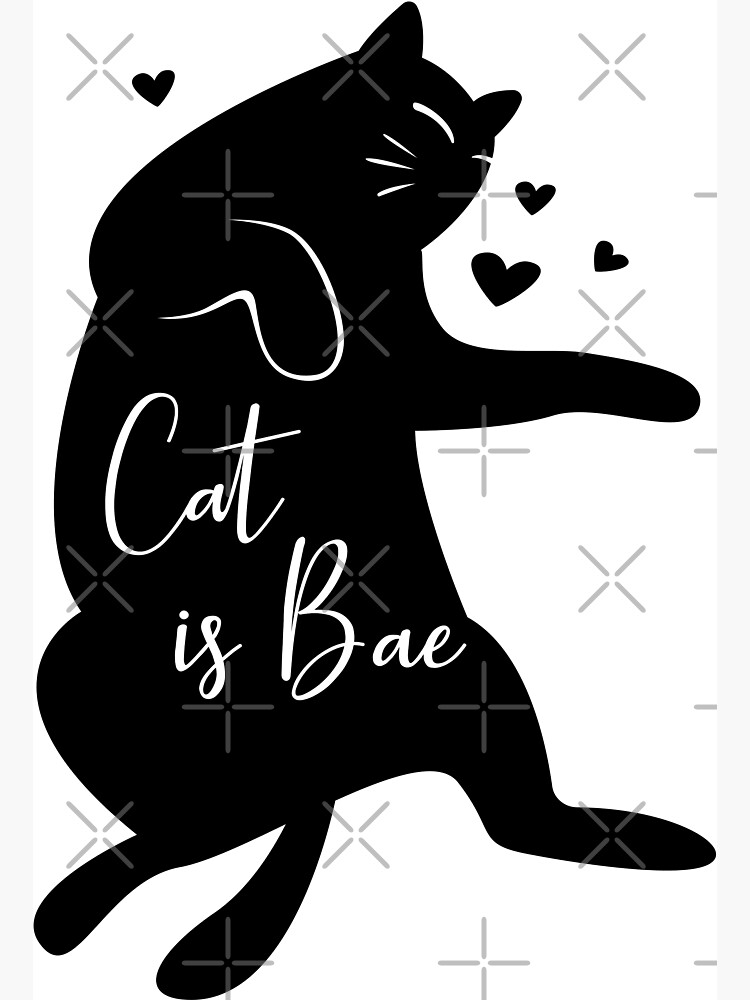 "Cat is Bae Before Anyting Else" Poster by Abdie11 | Redbubble