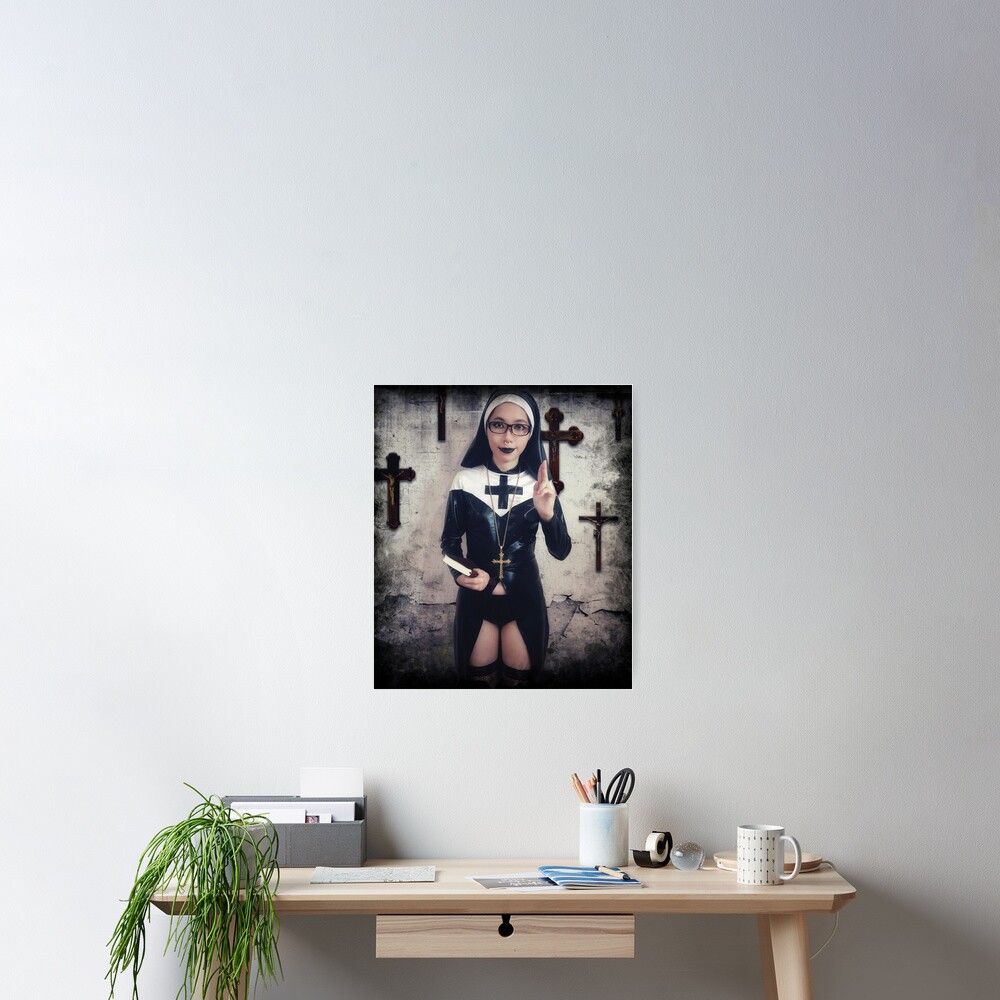 "Sister of Blasphemy" Poster by Sophia-Noir | Redbubble