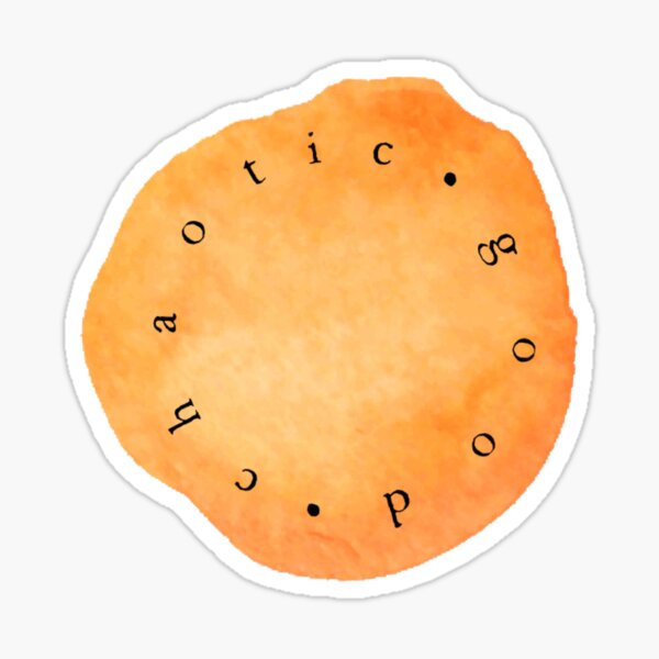 "Chaotic Good" Sticker by rmar | Redbubble