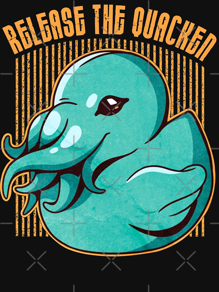 "Release The Quacken Cute Octopus Duck Kraken" T-shirt for Sale by ...
