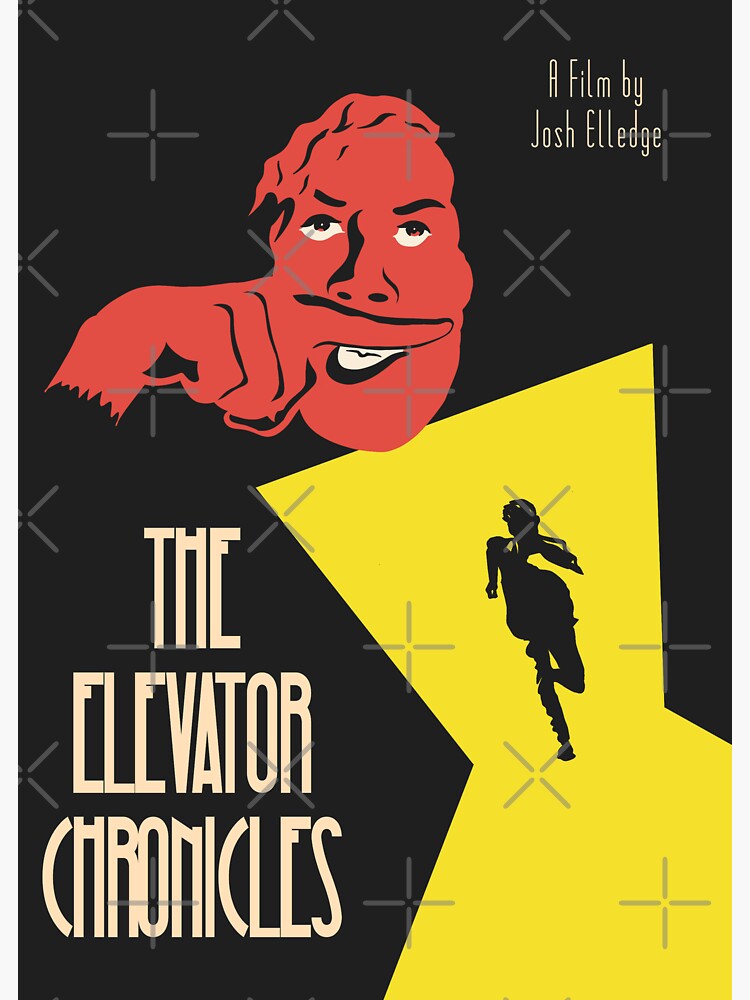 ""The Elevator Chronicles"" Sticker by AaronTheJoshua | Redbubble
