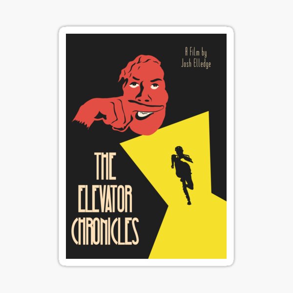 ""The Elevator Chronicles"" Sticker by AaronTheJoshua | Redbubble