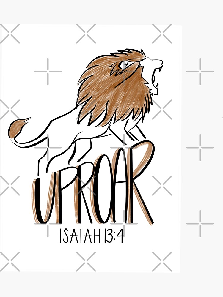 "Uproar" Sticker for Sale by gengengen | Redbubble