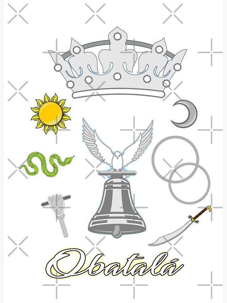 "obatala" Art Board Print by Korvus78 | Redbubble