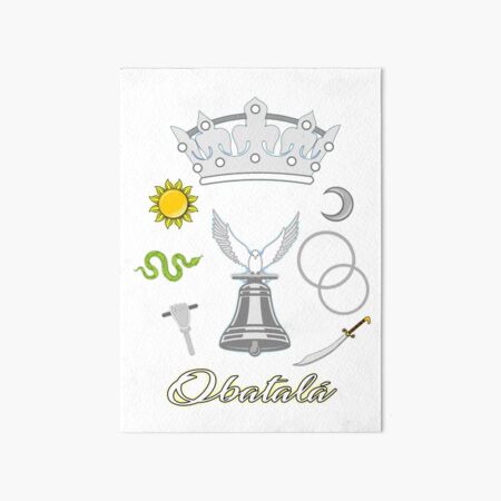 "obatala" Art Board Print by Korvus78 | Redbubble