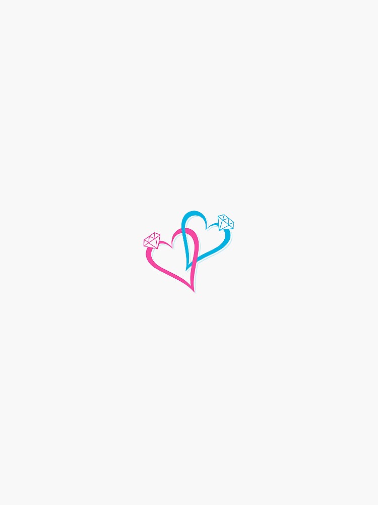 "Heart touching design for rerbubble" Sticker for Sale by ...
