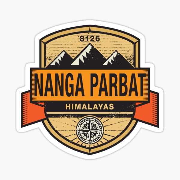 "Nanga Parbat, Himalayas" Sticker for Sale by studio838 | Redbubble