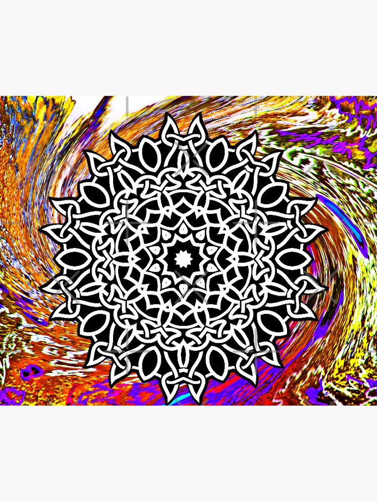 "celtic cosmic wheel" Sticker for Sale by KarenColville1 | Redbubble