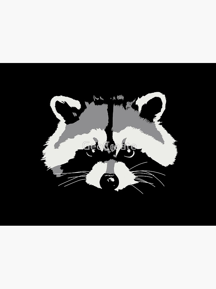 Raccoon Face Poster For Sale By Geocreate Redbubble