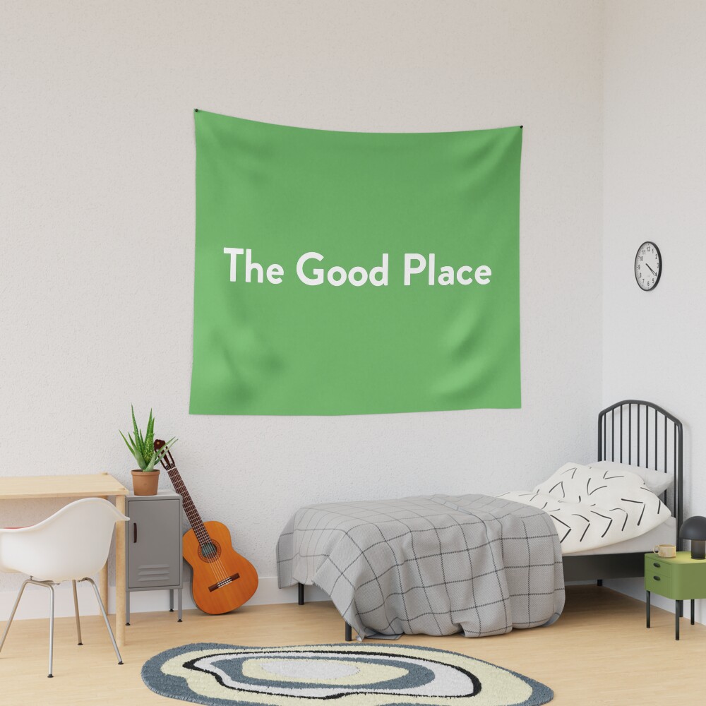 "The Good Place® - Logo [White]" Poster for Sale by SWISH-Design ...