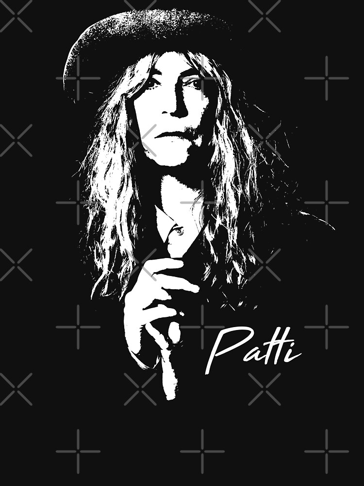 "Patti Smith - Portrait" T-shirt for Sale by BlueDoctor | Redbubble ...