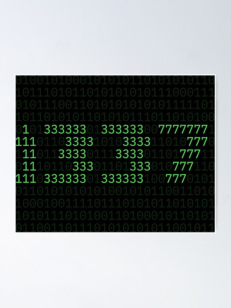 "1337 Elite Gamer Gaming Zocken Matrix Online" Poster von take-it-easy ...
