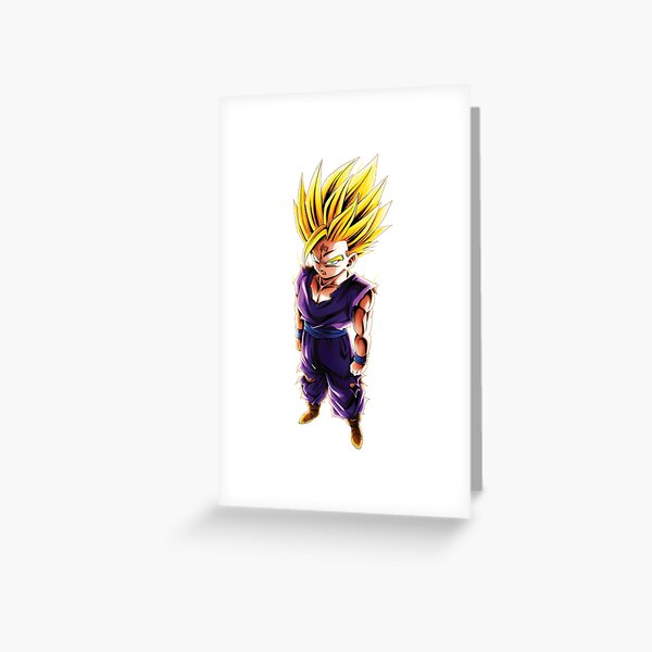 "DBZ Gohan SSJ2" Greeting Card for Sale by Tenergy | Redbubble