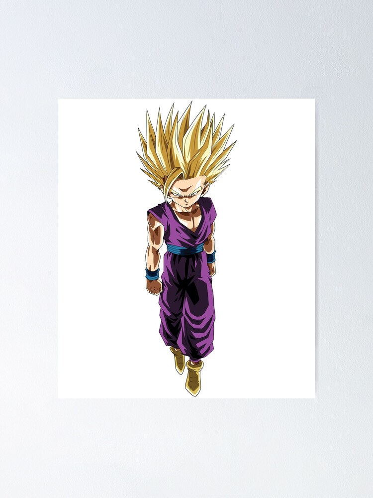 "DBZ Gohan SSJ2" Poster for Sale by Tenergy | Redbubble