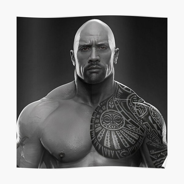 Dwayne The Rock Johnson Posters | Redbubble