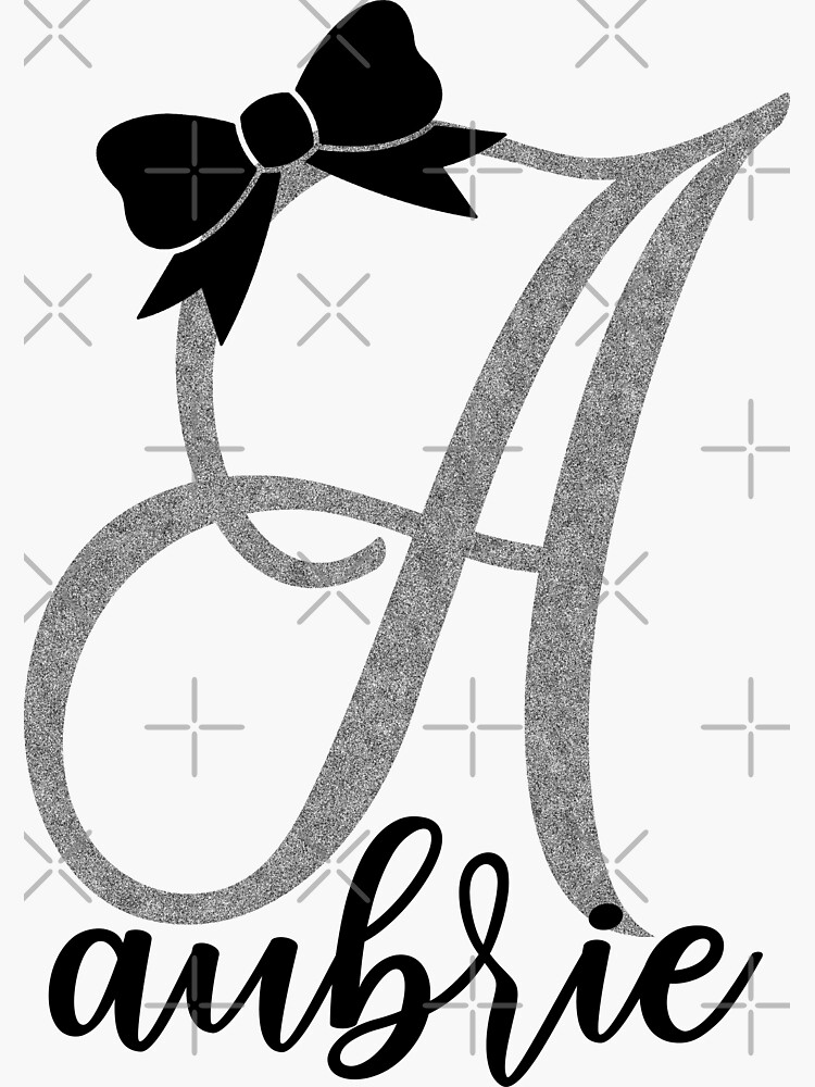 "Aubrie girl kids woman daughter" Sticker by Thestarrysky | Redbubble