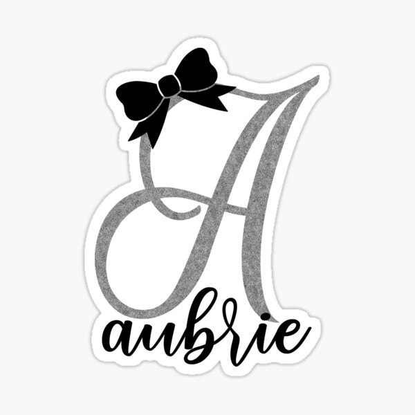 "Aubrie girl kids woman daughter" Sticker by Thestarrysky | Redbubble