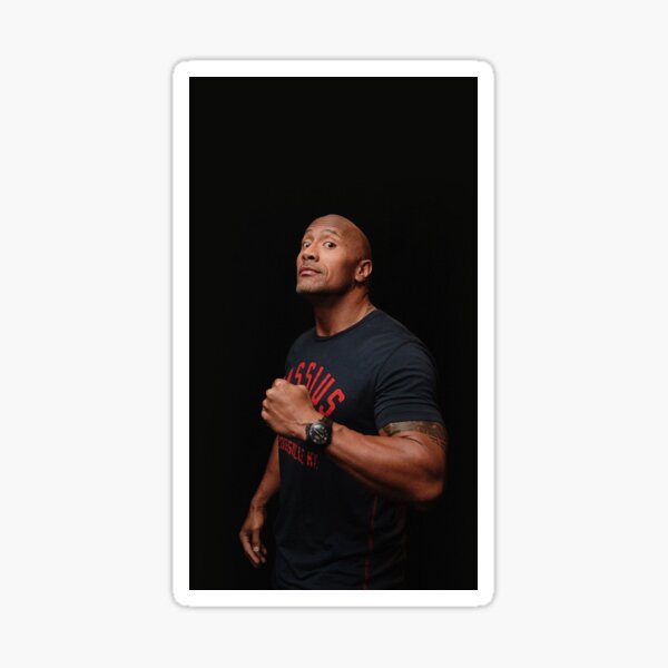 Dwayne The Rock Johnson Stickers | Redbubble