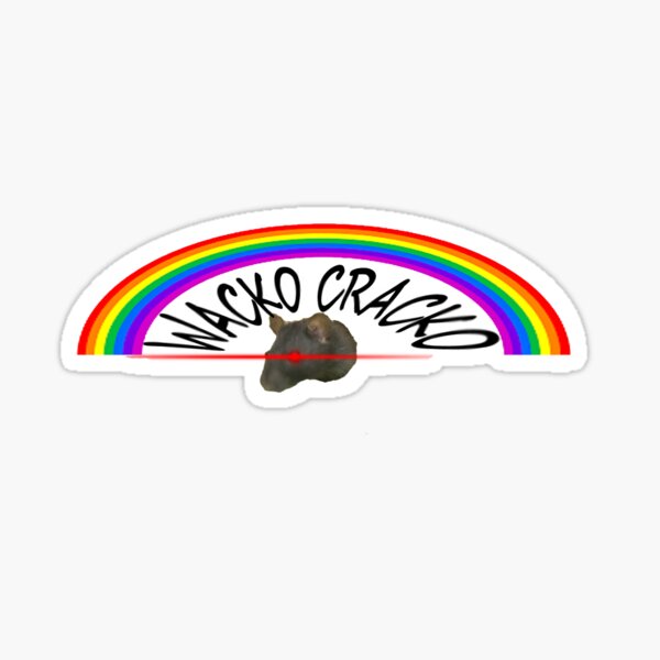 "Wacko Cracko" Sticker for Sale by bashley051003 | Redbubble