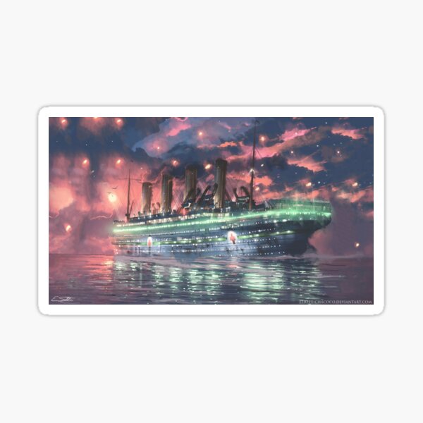 "Britannic - Painting | Art by Eliott Sontot" Sticker by EliottChacoco ...