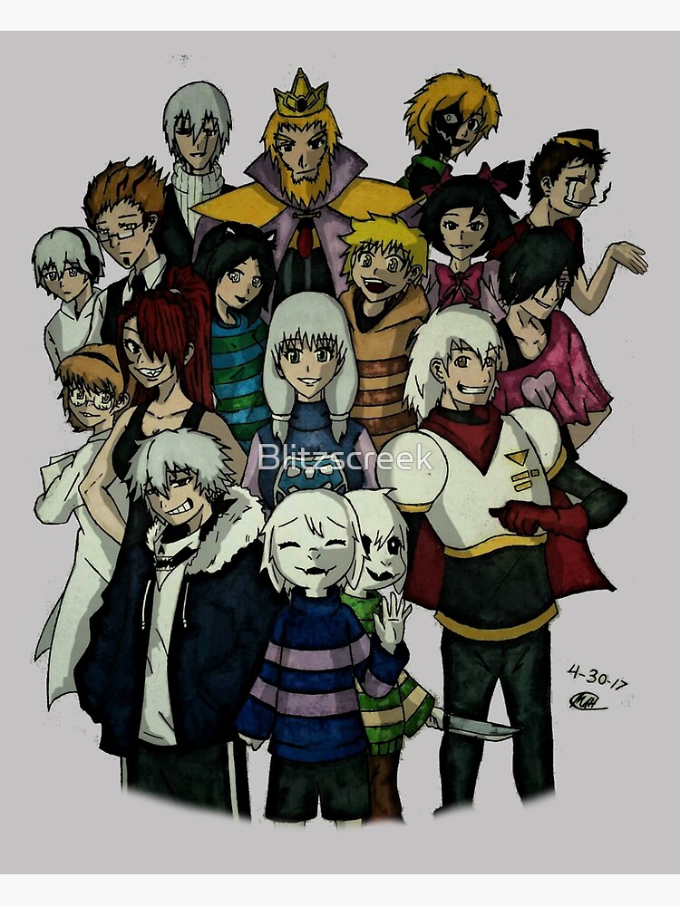 "Undertale- Underverse" Poster for Sale by Blitzscreek | Redbubble