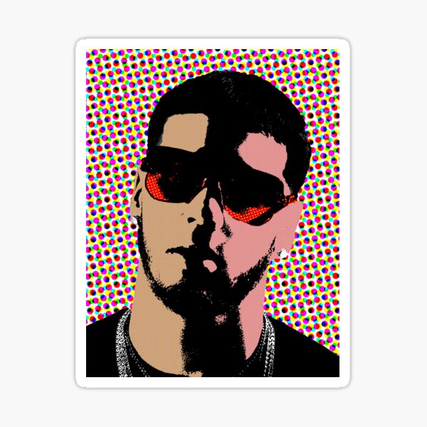 Pegatina «Anuel AA pop art» de troypos10 | Redbubble