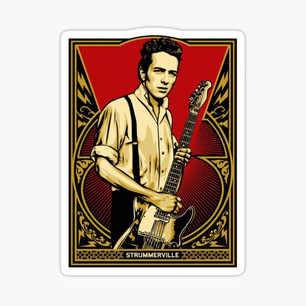 Joe Strummer Stickers | Redbubble