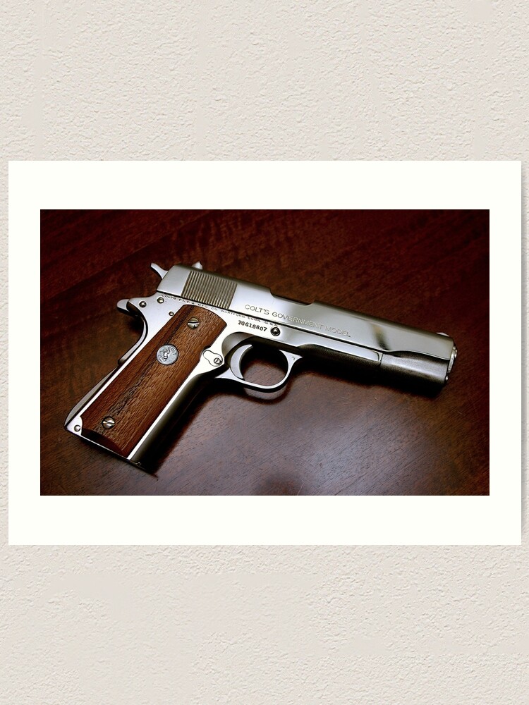 "Colt 1911 classic design" Art Print for Sale by mitchcornacchia ...