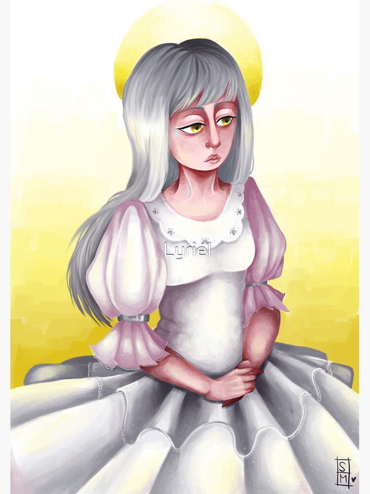 "Ghost girl boo" Sticker by Lyriel | Redbubble