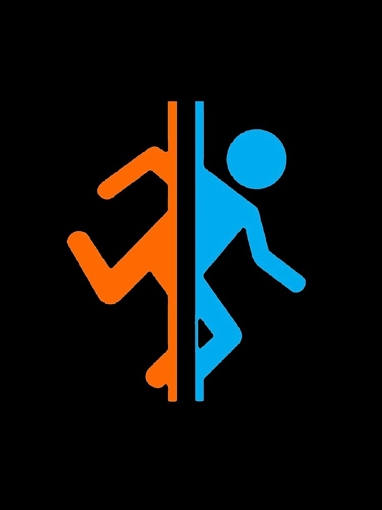 "Portal Game Logo" T-shirt for Sale by CassidyCreates | Redbubble ...