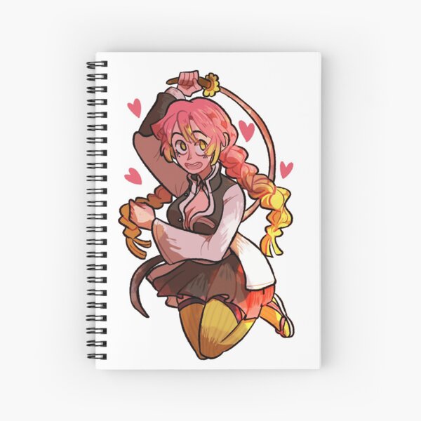 "Mitsuri Kanroji sticker" Spiral Notebook by Niaryu | Redbubble