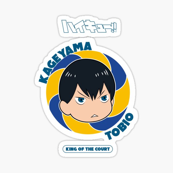 "HAIKYUU: KAGEYAMA TOBIO CHIBI" Sticker by FunGangStore | Redbubble