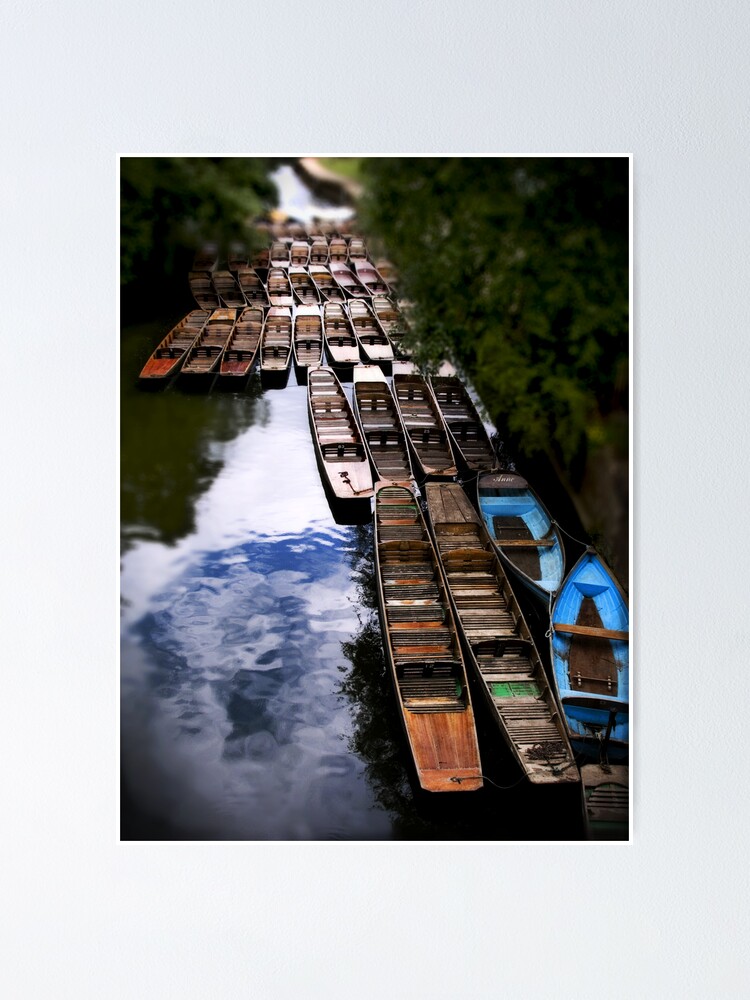"Punts at Magdalen Bridge, Oxford" Poster by jaytaylor | Redbubble