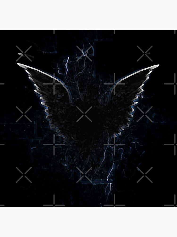 "Outline of winged creature" Poster for Sale by rolffimages | Redbubble