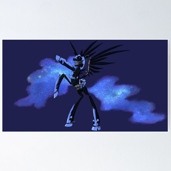 "My Little Pony - MLP - FNAF - Nightmare Moon Animatronic" Poster for ...