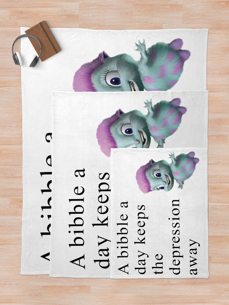 "Bibble Meme" Throw Blanket for Sale by broadwaycantdie | Redbubble