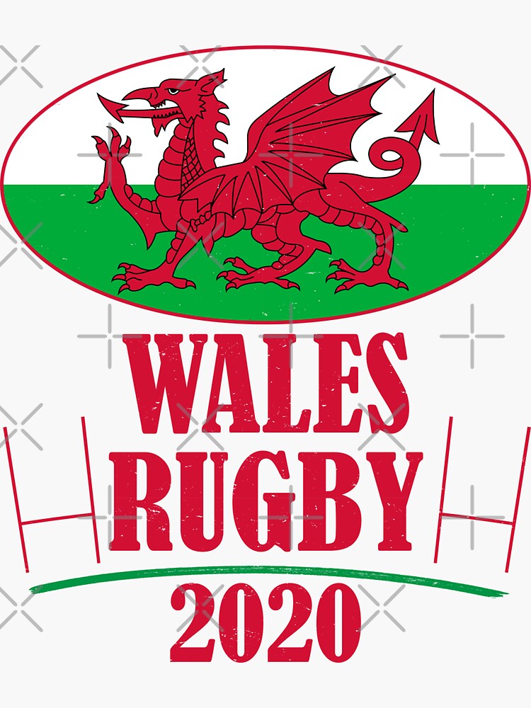 "Wales Rugby Team Cmon Cymru 2020" Sticker for Sale by d247 | Redbubble