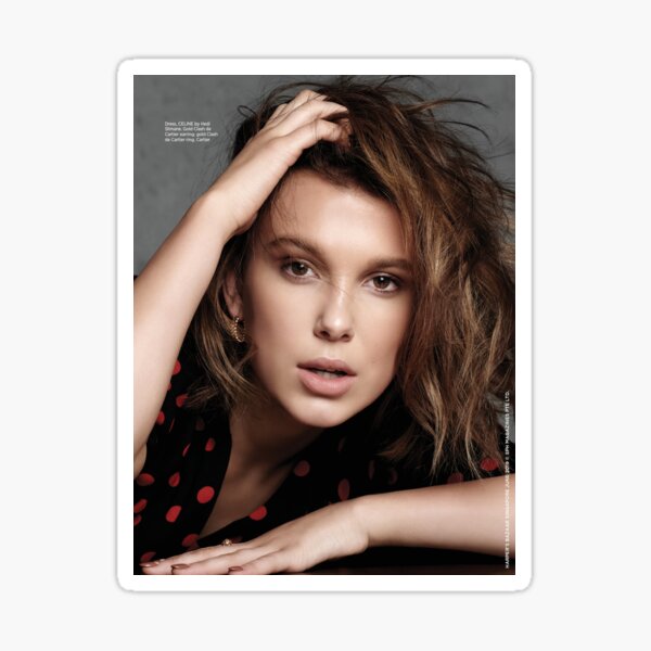 "millie bobby brown" Sticker for Sale by lauren