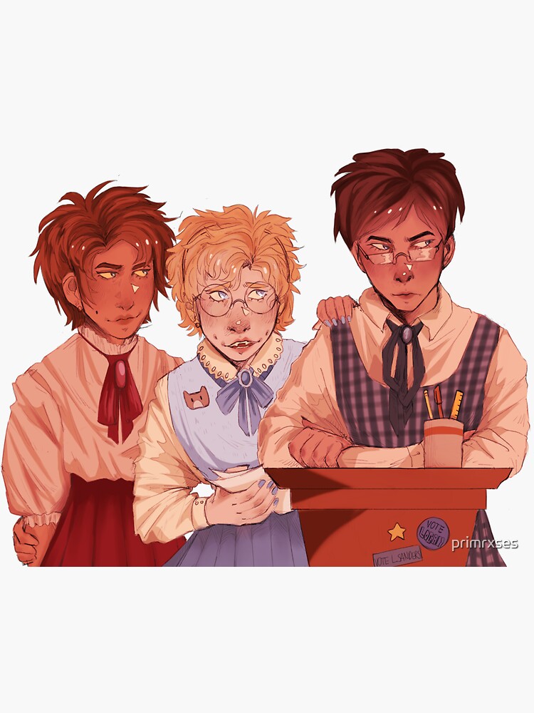 "THE LIGHT SIDES - SANDERS SIDES" Sticker for Sale by primrxses | Redbubble