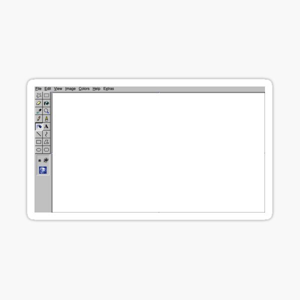 "MS Paint" Sticker by toocool2school | Redbubble