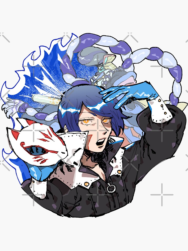 "yusuke" Sticker for Sale by kooricoo | Redbubble