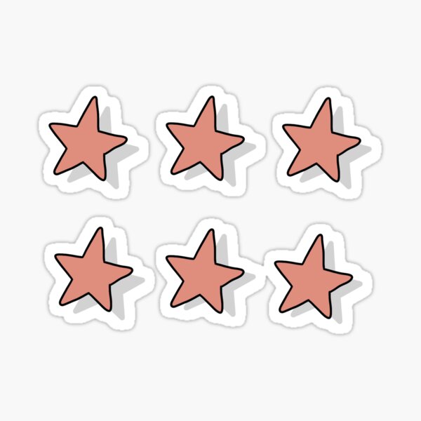 "star sticker pack" Sticker by brianahummel11 | Redbubble