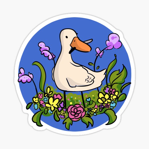 "Untitled Goose" Sticker for Sale by Cadiacat | Redbubble
