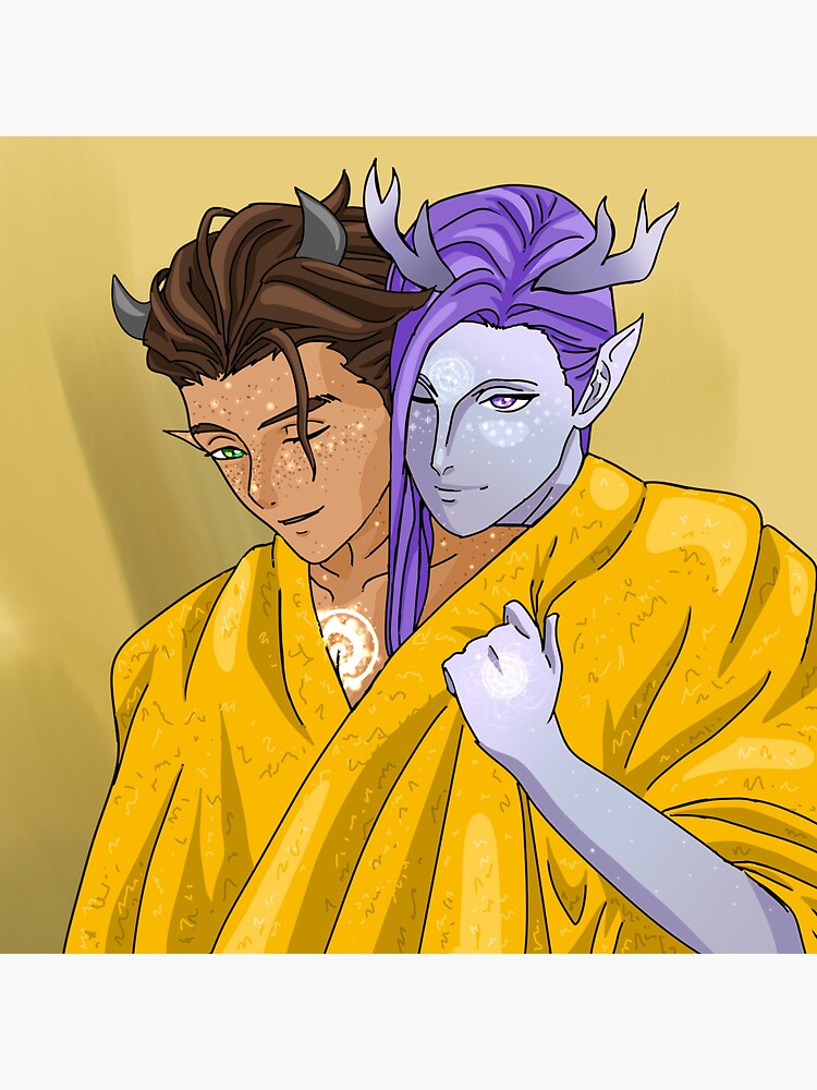 "Claude and Lorenz as Elves from TDP" Sticker by callidum | Redbubble