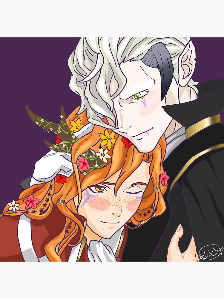 "Ferdinand and Hubert as Elves from TDP" Sticker for Sale by callidum ...