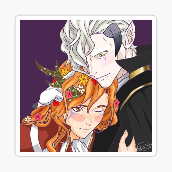 "Ferdinand and Hubert as Elves from TDP" Sticker for Sale by callidum ...