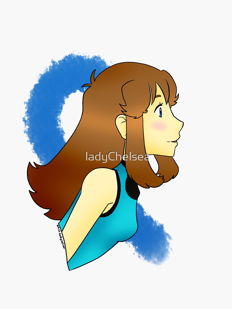 "Pokemon OTP sticker Blue (left)" Sticker by ladyChelsea | Redbubble