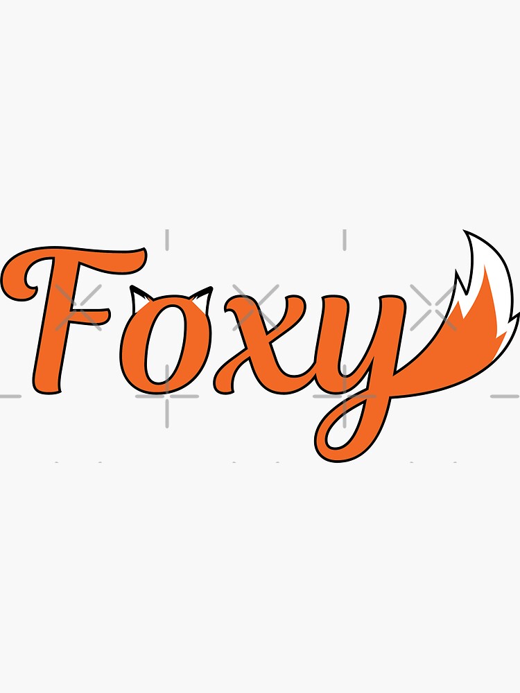 "Foxy" Sticker for Sale by memouri | Redbubble